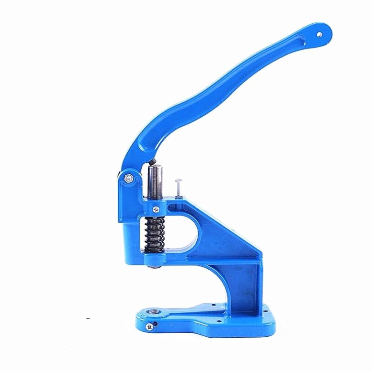 Light-weight Blue Hand Press Machine only – Jasz-it-up leather accents