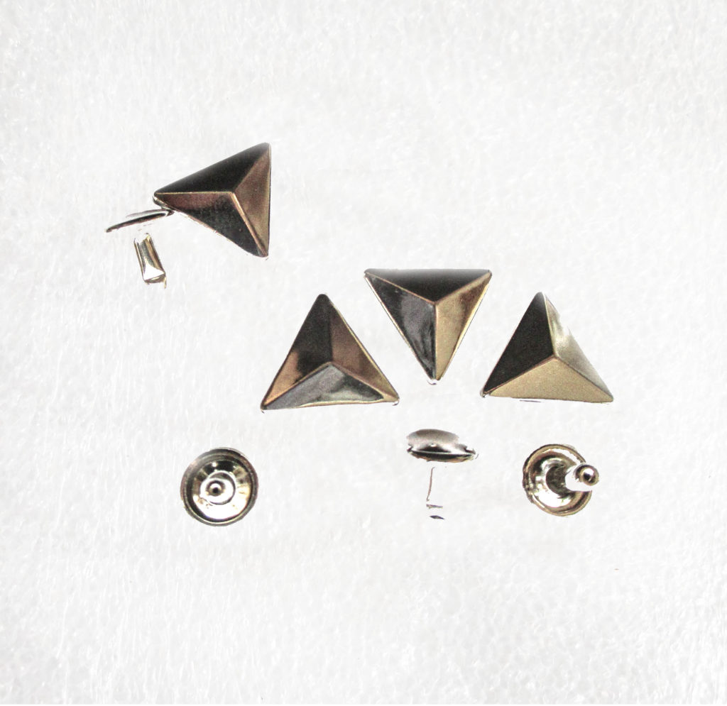 Dimensional Rivets Silver Triangle Shaped Rivets 16mm Pkt 20 – Jasz-it ...