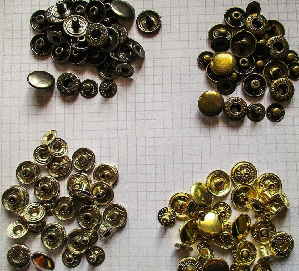 Snap fasteners 15mm snaps w/o Setter and hole punch 4 cols – Jasz-it-up ...