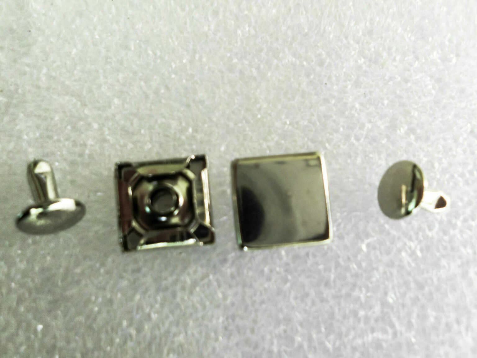 Decorative Rivets Square Flat Rivets Silver 3 sizes 7mm, 10mm, 12mm ...