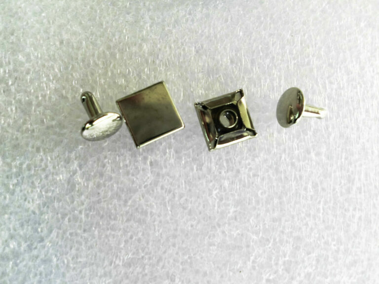 Decorative Rivets Square Flat Rivets Silver 3 sizes 7mm, 10mm, 12mm ...