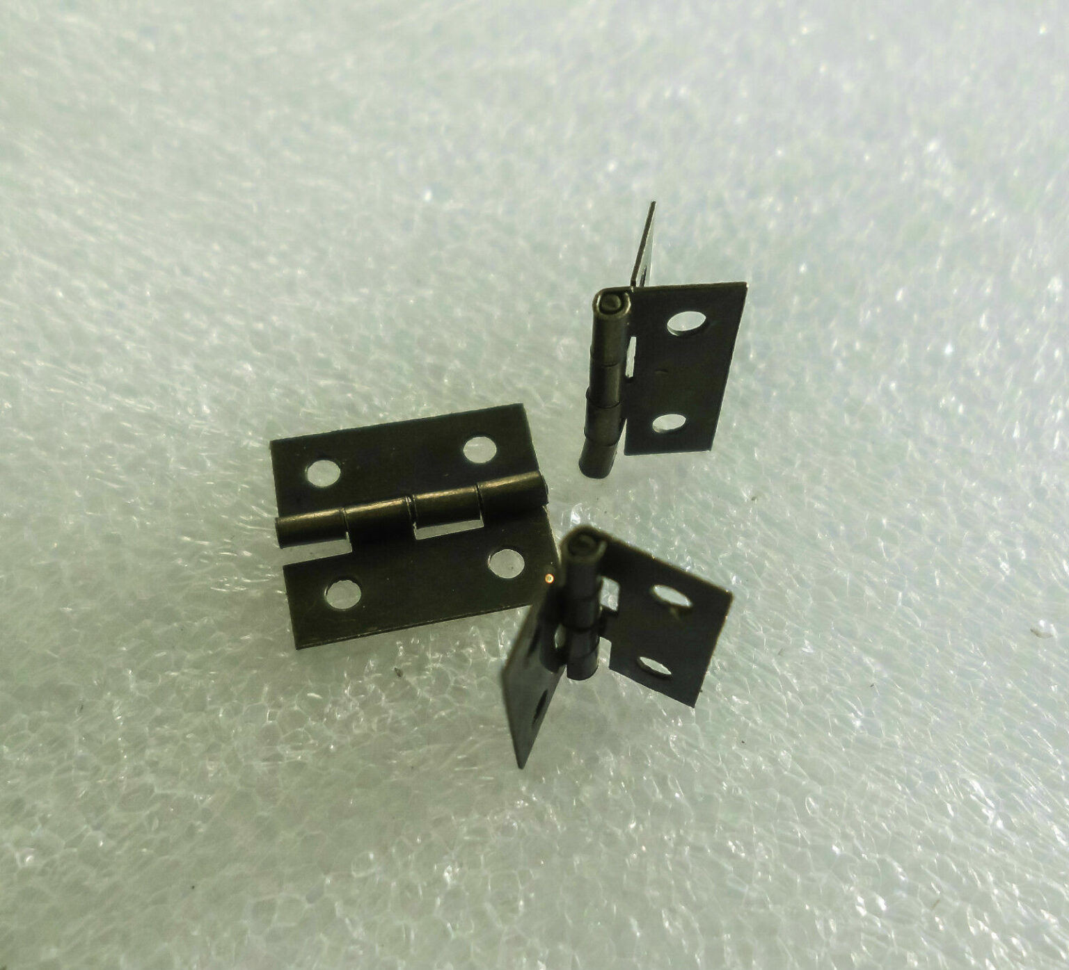 Case Hinge -very small- Antique Brass 16 x 14mm for leather cases or ...