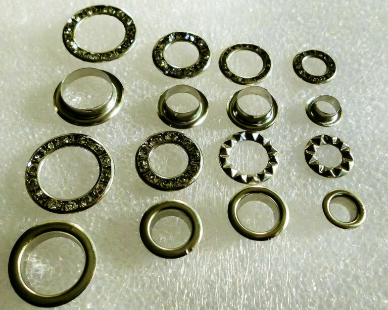 Eyelets-Rhinestone Eyelets with washer 3 colours various sizes – Jasz ...