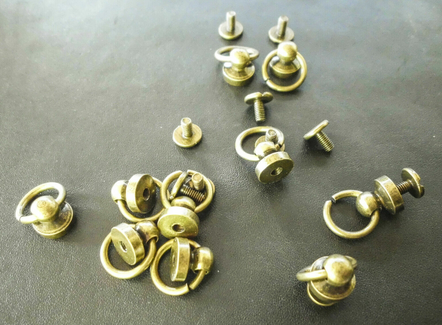 Chicago Screws O-Rings Post&Ring Dome 6.5mm Screw post Easy to Use Pkt ...