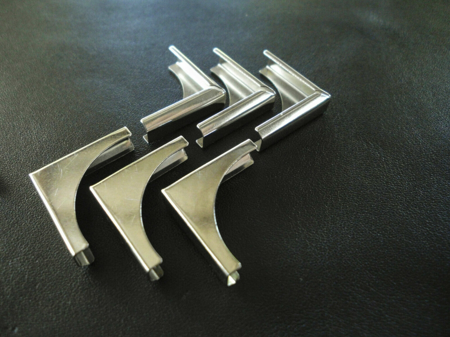 Metal Corners – Curved – 2 colours 28mm DIY decorative embellishments ...