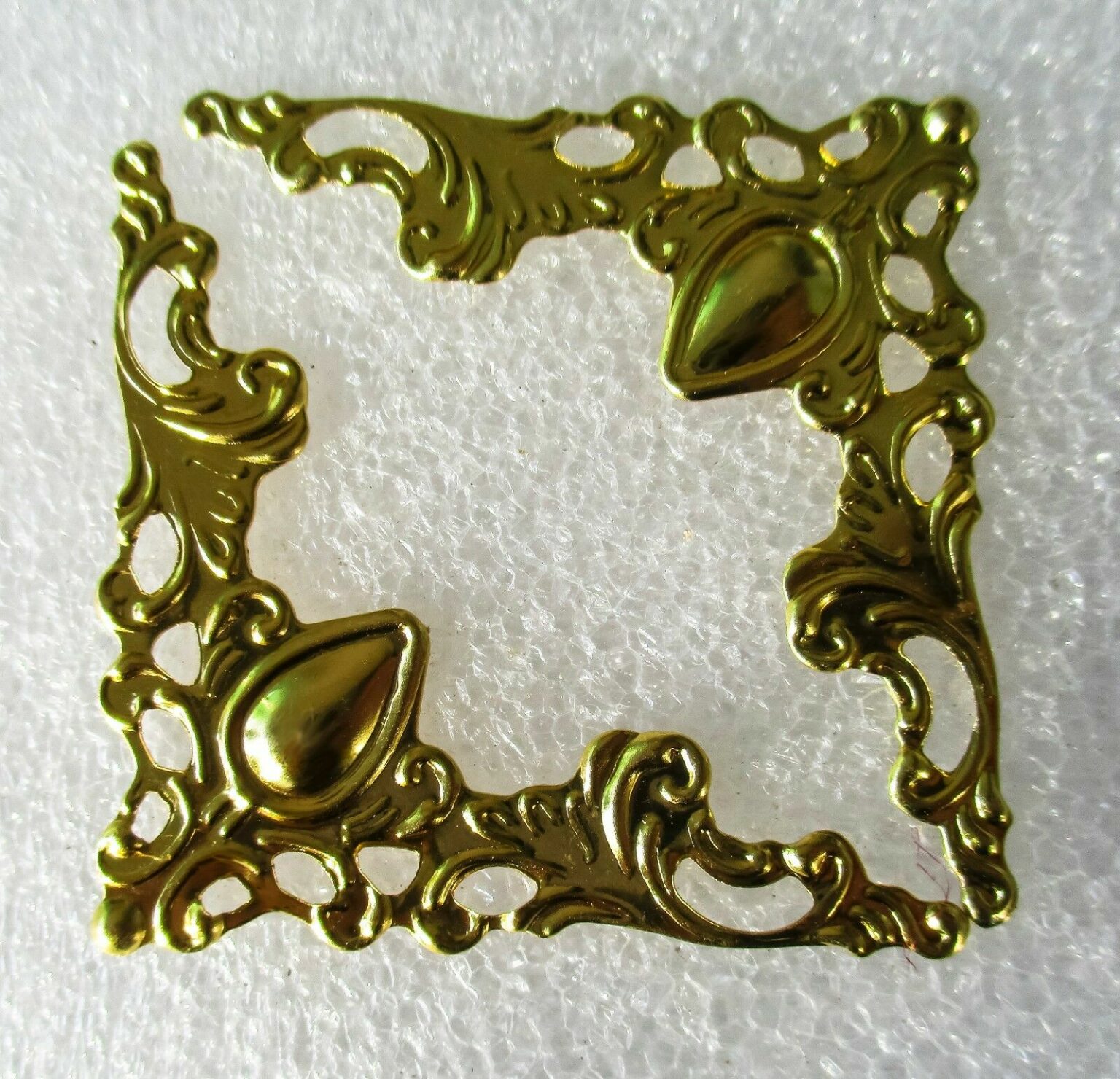Metal Corners for Photo Albums or Boxes Gold Filigree Open Cut design ...