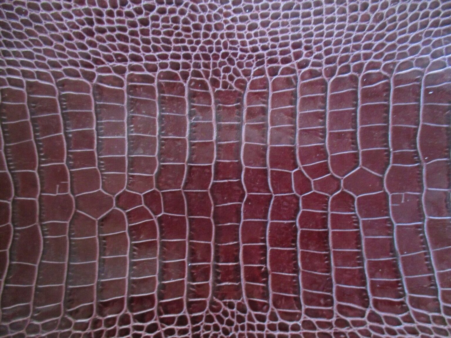 Red Brown Lizard Print Leather Cut Piece Sizes 10cm to 30cm for small ...