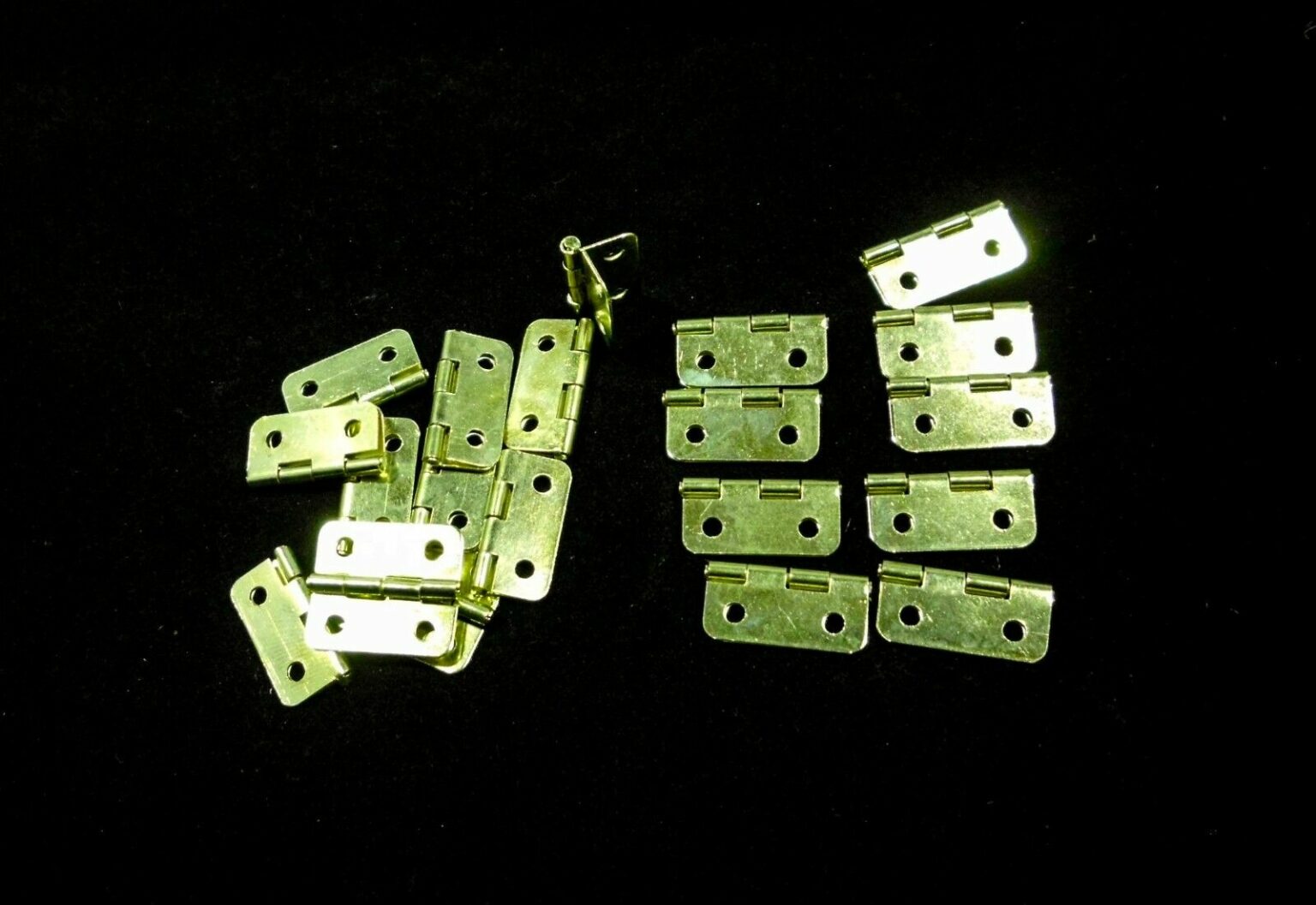 Hinges small Gold hinges for leather cases & boxes 16x13mm, or 19x16mm ...