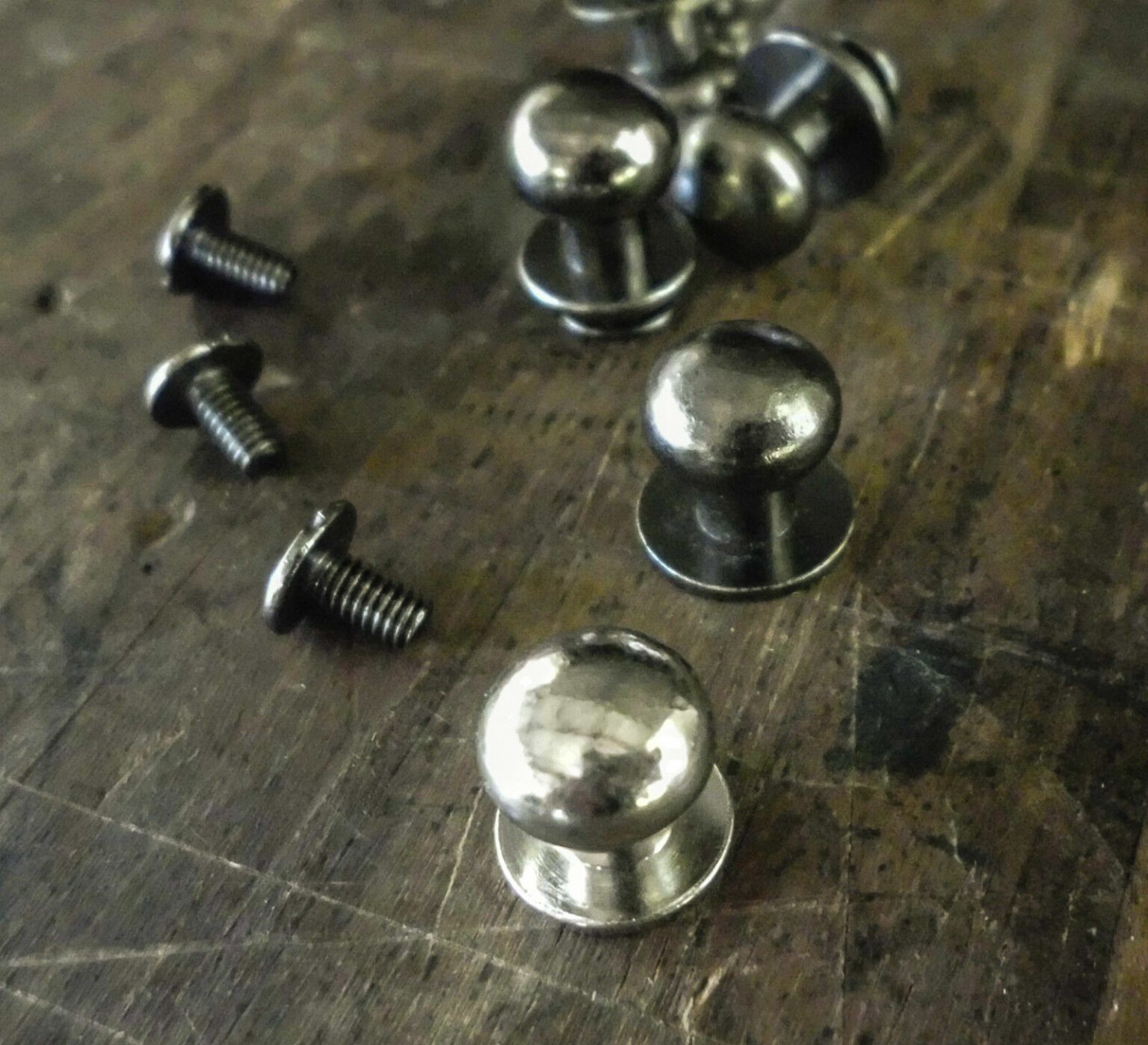 Chicago Screws MonkHead Large 10mm Diameter Brass, Silver or Gun Metal ...