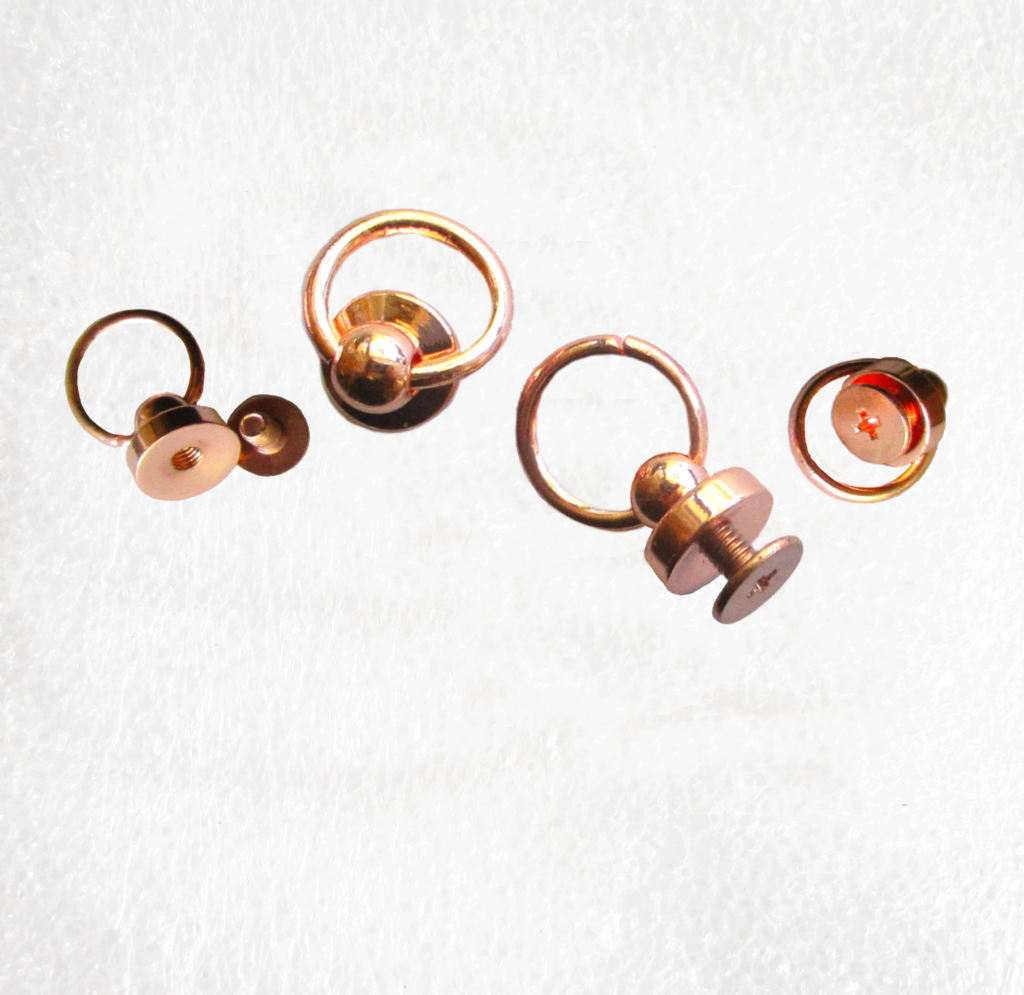 Chicago Screws O-Rings Post&Ring Dome 6.5mm Screw post Easy to Use Pkt ...