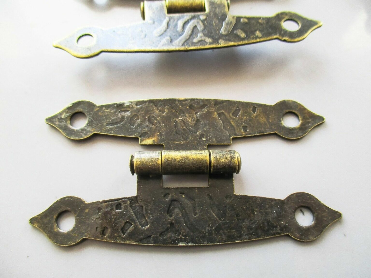 Boxes Cases H-shaped Handmade hinge 64x34mm with screws for leather ...