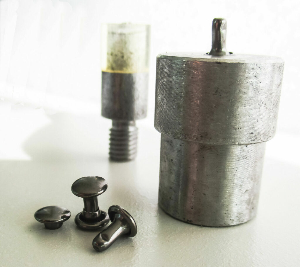 HPM die set for double cap rivets 5mm -15mm – Jasz-it-up leather accents
