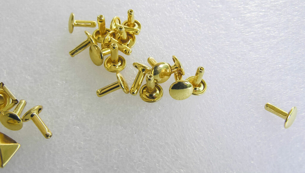 Dimensional rivets – Gold Square Pyramid 10mm or 8mm rivets pkt 50 ...