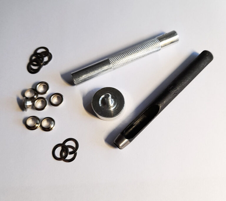 Eyelet Grommet Installation Setters anvil, hole punch, eyelets for ...